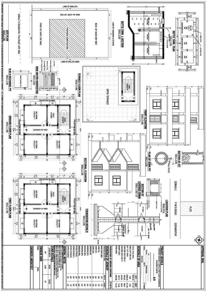 Buy Now: 40x65 House Approval Drawing – RBO Act Compliant Editable DWG ...