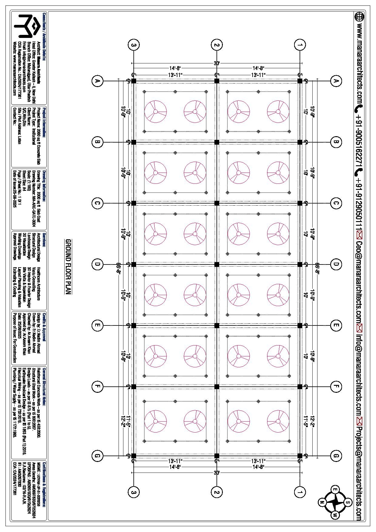 Perfect 2000 sq ft RCC Slab Material & Cost Estimate 2025 | Complete ...
